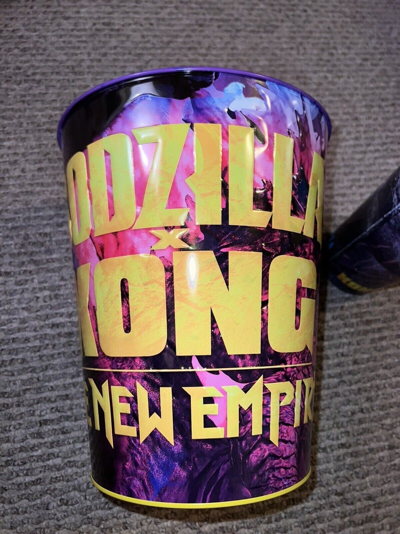 Godzilla X Kong New Empire Exclusive Regal Popcorn Bucket, Cup ...