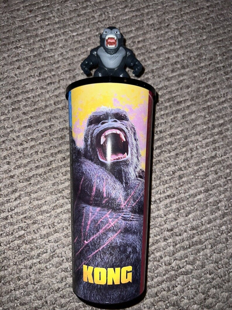 Godzilla X Kong New Empire Exclusive Regal Popcorn Bucket, Cup & KONG ...