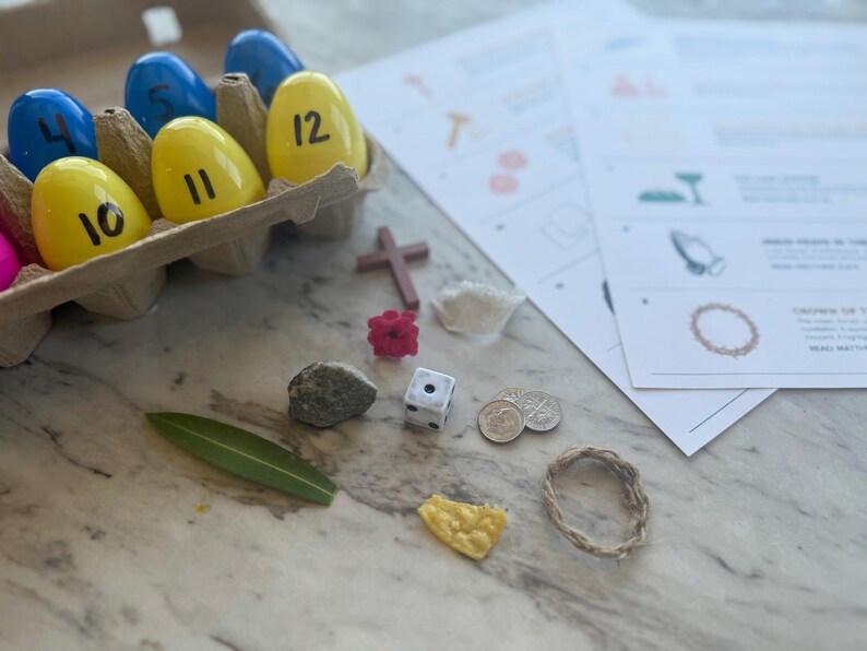 Printable Resurrection Eggs | Easter Story for Kids | Bible Verses ...