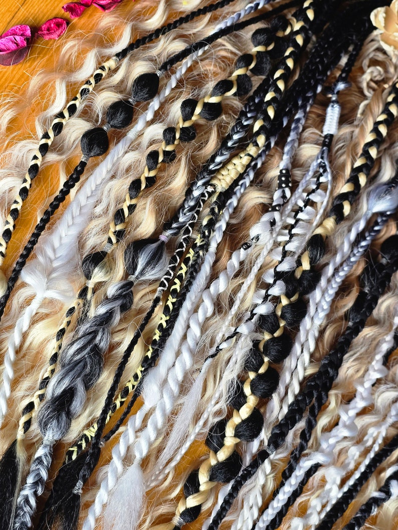 Synthetic Crochet Dreadlock Extensions , Curly Hair Extensions ...