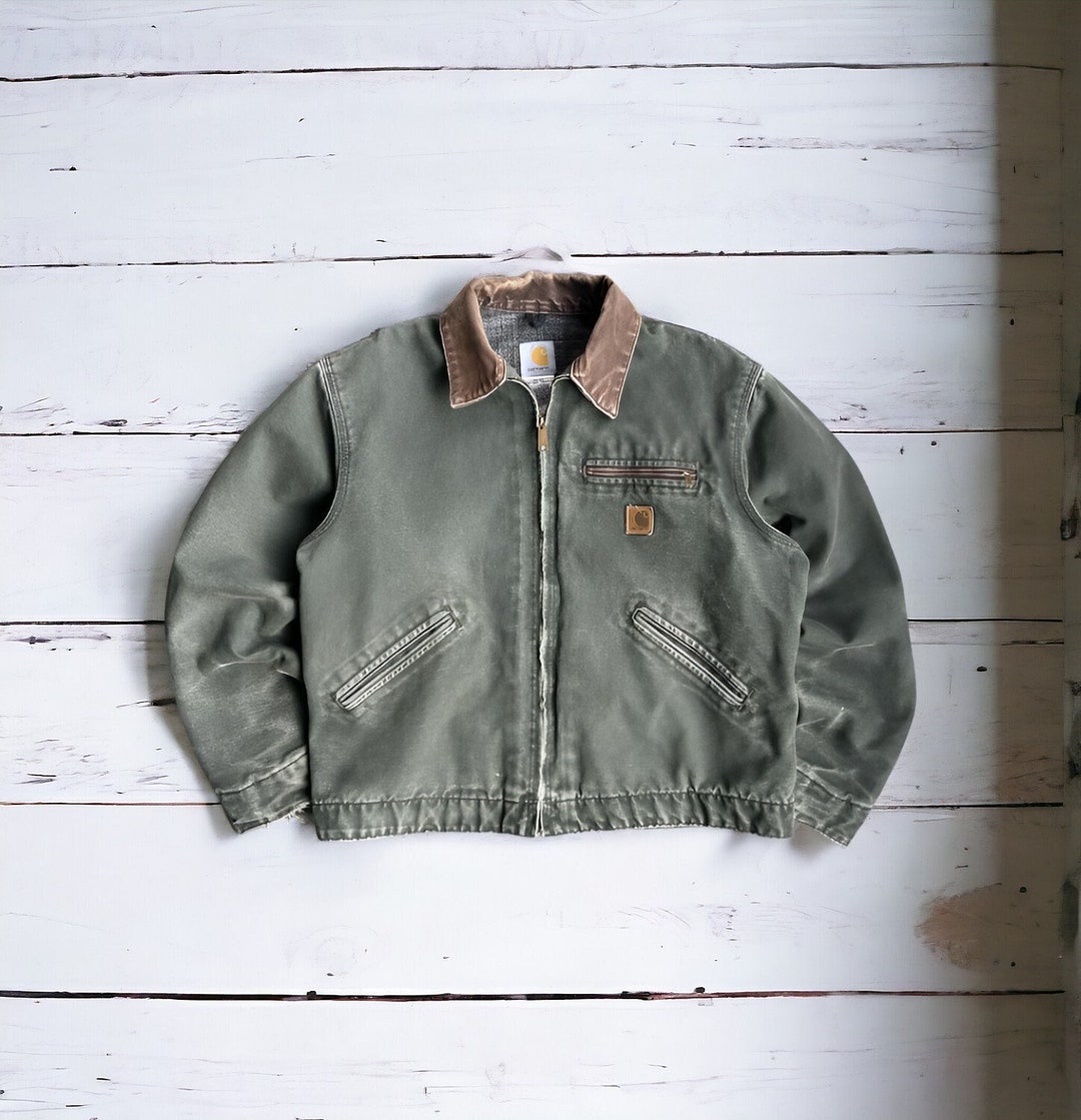 Vintage Carhartt WIP Detroit Jacket, Carhartt Detroit Jacket, Custom Made Jackets, Carhartt ...