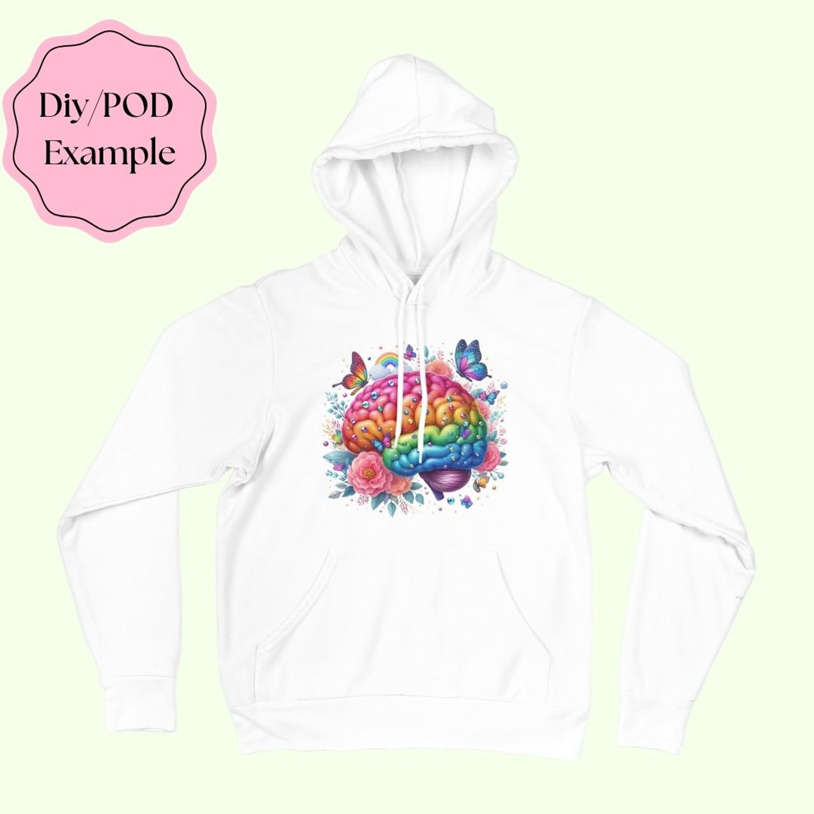ADHD Brain Unicorn PNG, ADHD Awareness, Mental Health Clipart, Human ...
