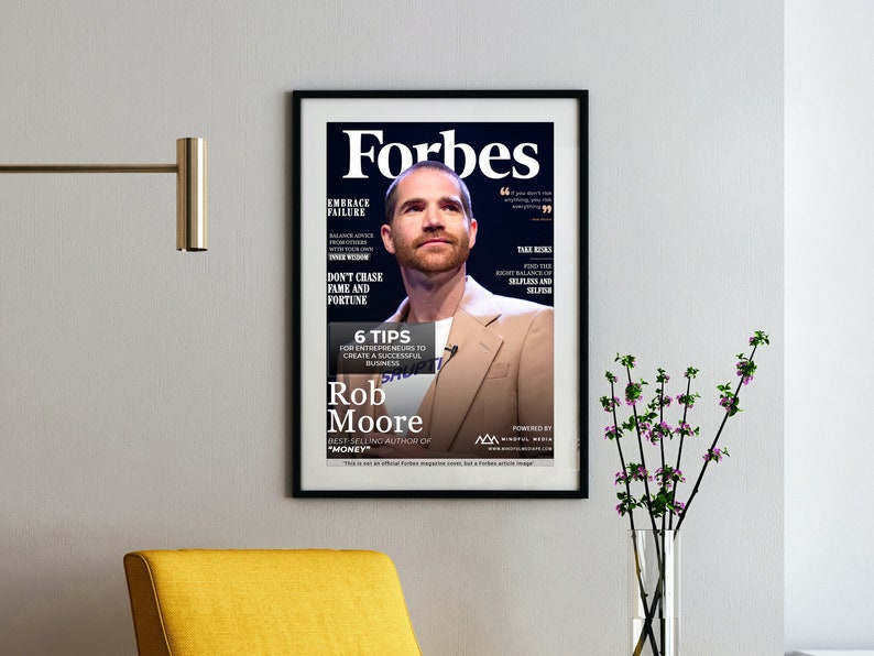 Custom Forbes Magazine Cover Template - Etsy