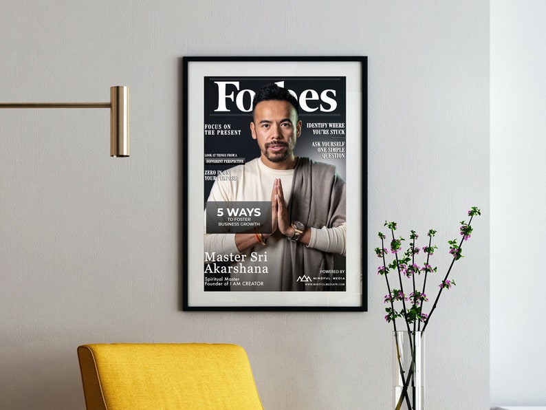 Custom Forbes Magazine Cover Template - Etsy