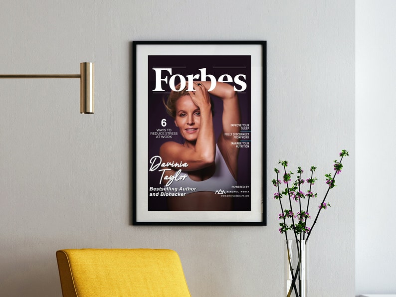 Custom Forbes Magazine Cover Template - Etsy
