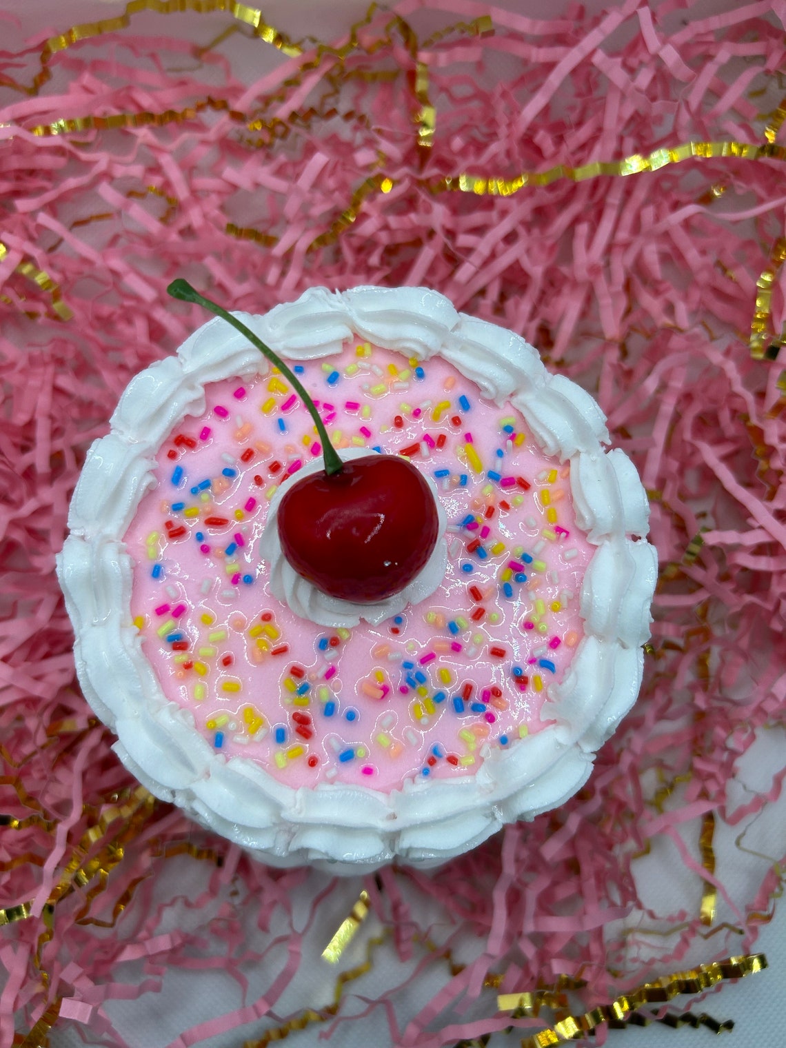 Cherry Fake Cake Jewelry Box Etsy