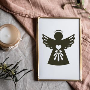 Angel Ornament Set SVG | Laser Cut Angel | Angel Png Svg Eps Dxf ...