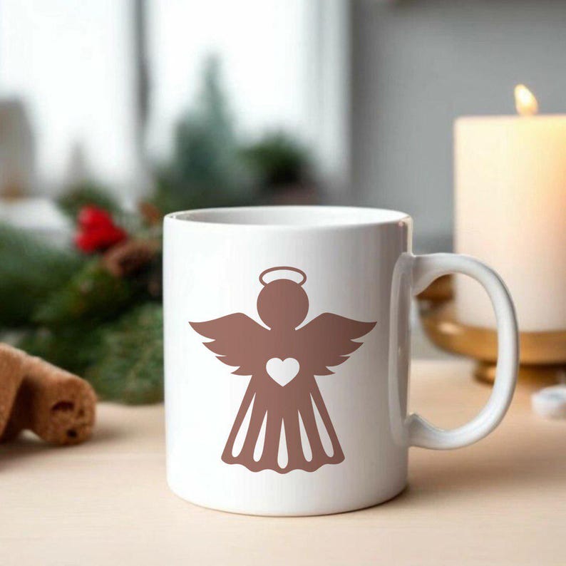 Christmas Angel Ornament SVG Bundle | 20 Laser Cut Angel Designs ...
