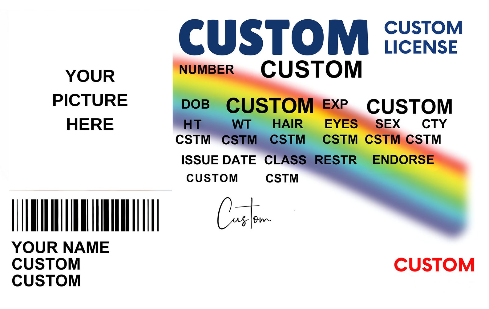 100% PERSONALIZED Mc Lovin ID Card Custom SUPERBAD Mclovin Id Card Mclovin Drivers License ...