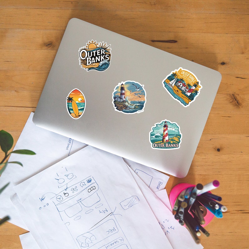 30 Outer Banks Sticker OBX Sticker Printable Stickers Digital Stickers ...