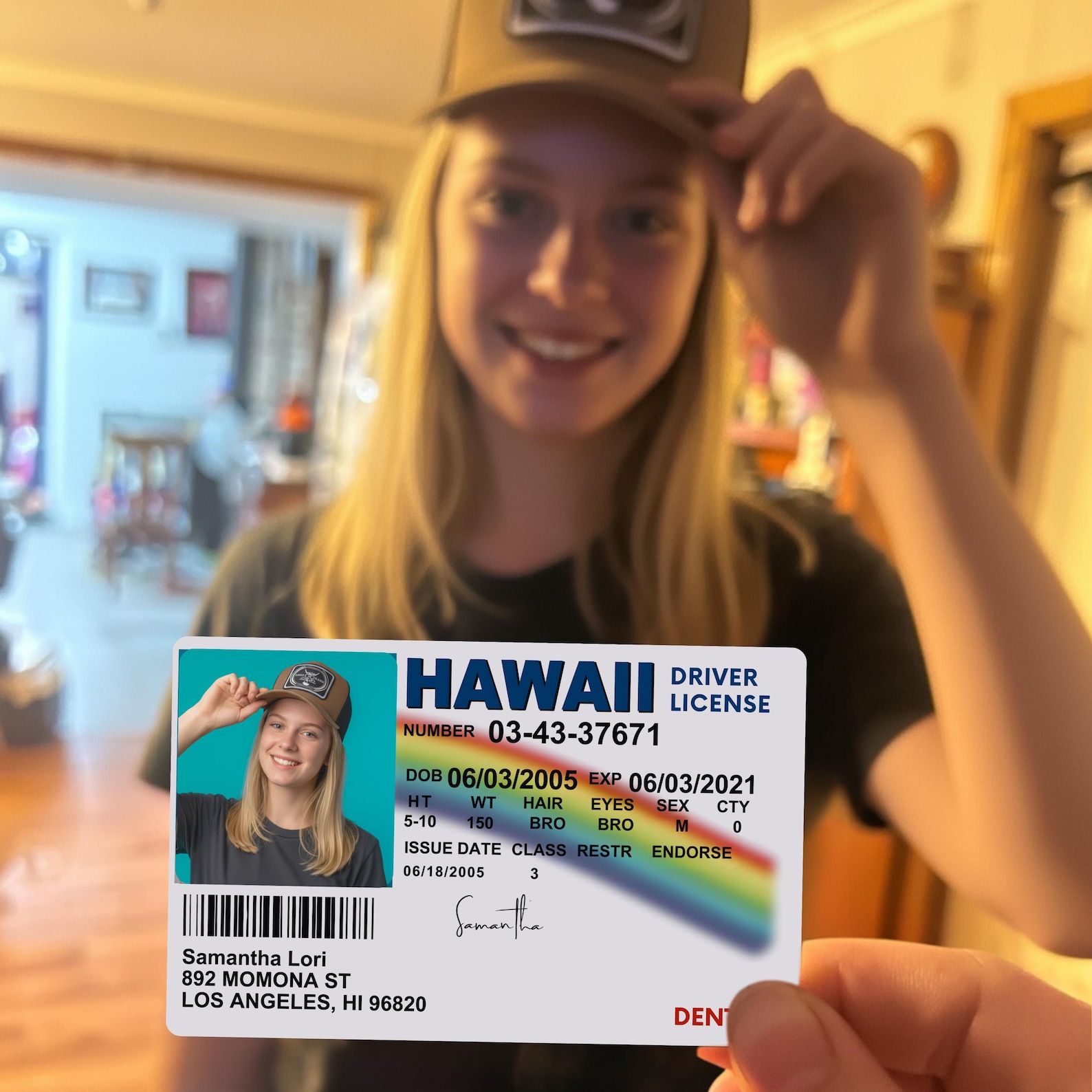 100% PERSONALIZED Mc Lovin ID Card | Custom SUPERBAD Mclovin Id Card ...