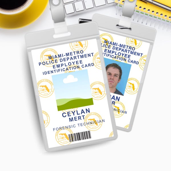 Dexter Id Badge - Etsy