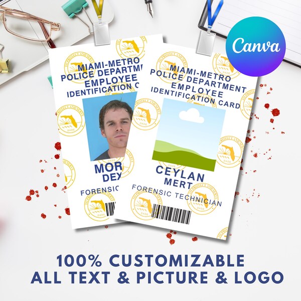 Printable Dexter Morgan Id - Etsy