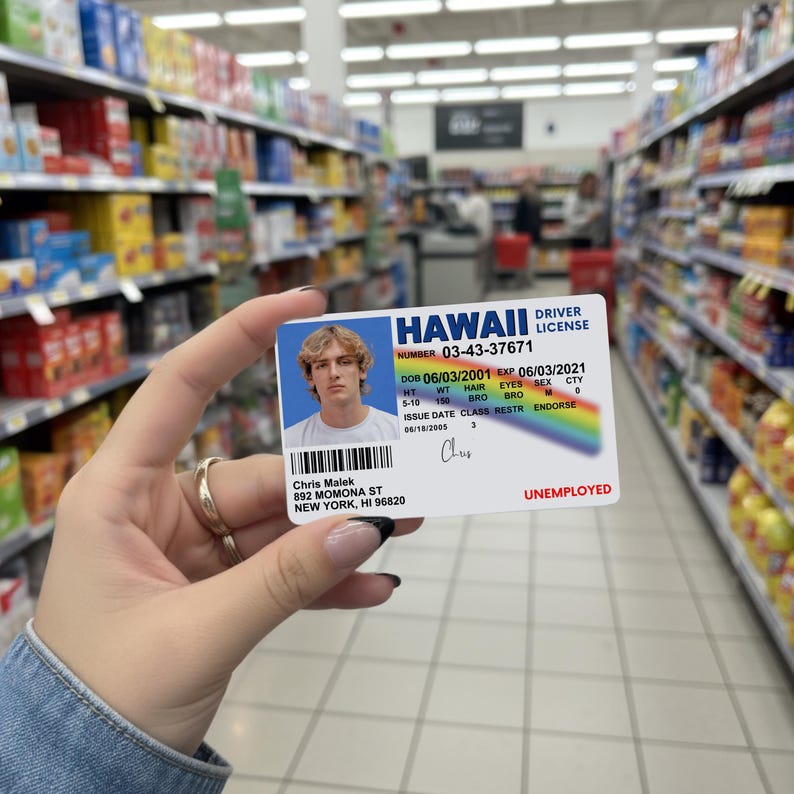 100% PERSONALIZED Mc Lovin ID Card | Custom SUPERBAD Mclovin Id Card ...