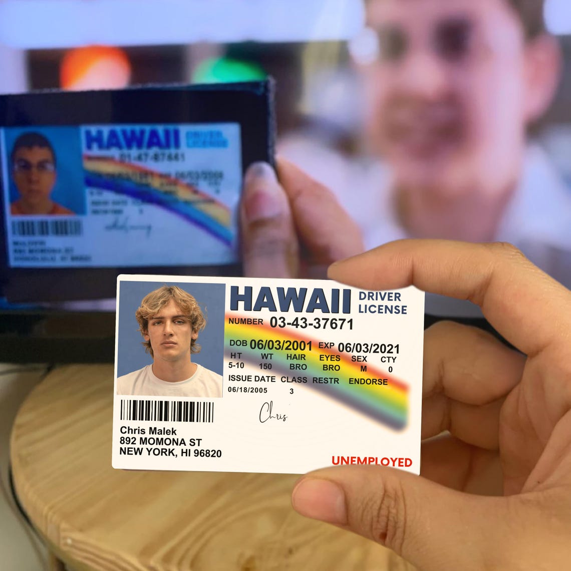 100% PERSONALIZED Mc Lovin ID Card | Custom SUPERBAD Mclovin Id Card ...