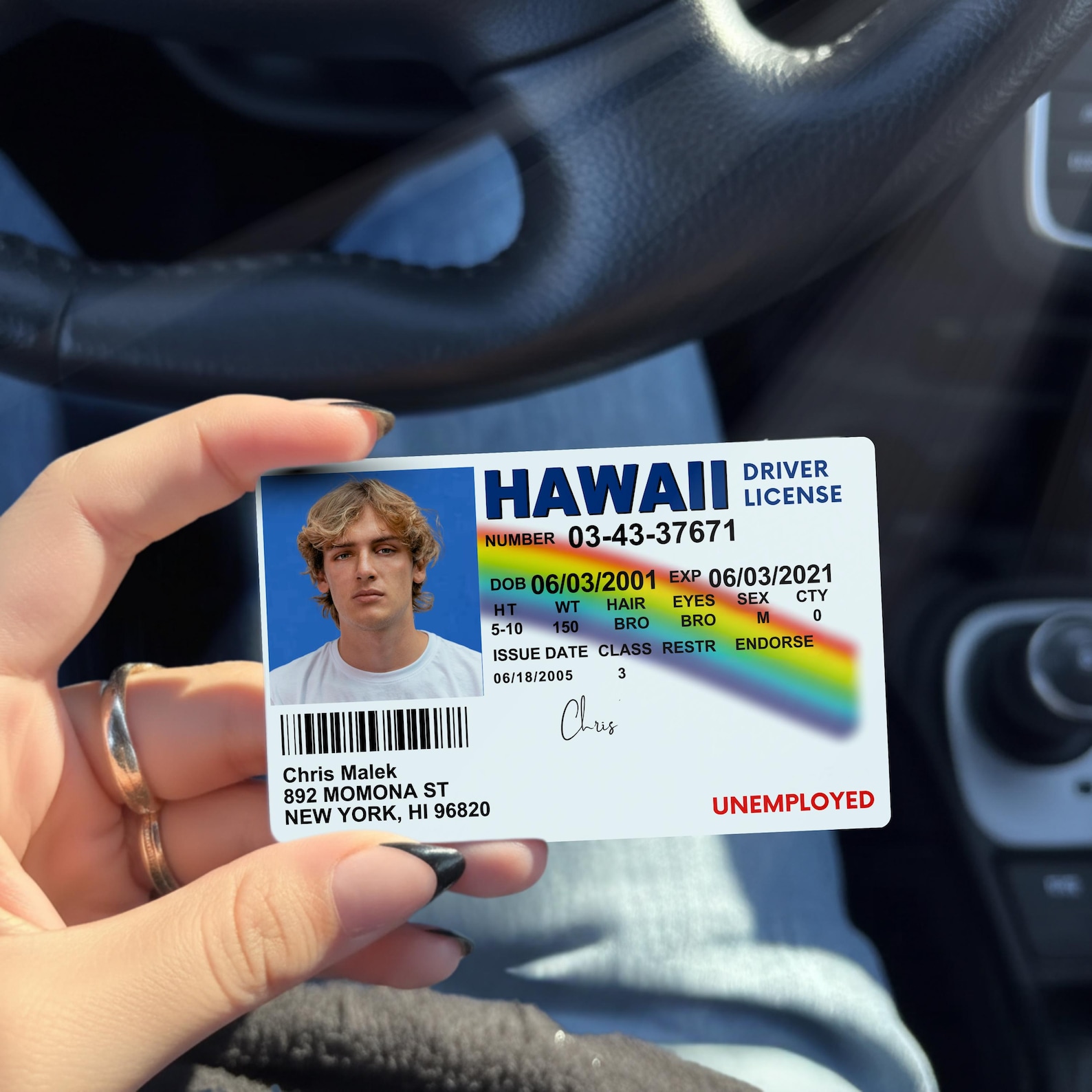 100% PERSONALIZED Mc Lovin ID Card | Custom SUPERBAD Mclovin Id Card ...