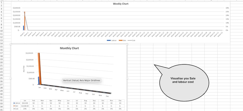 Employee Time and Wage Tracker Excel Spreadsheet - Simple, Easy ...