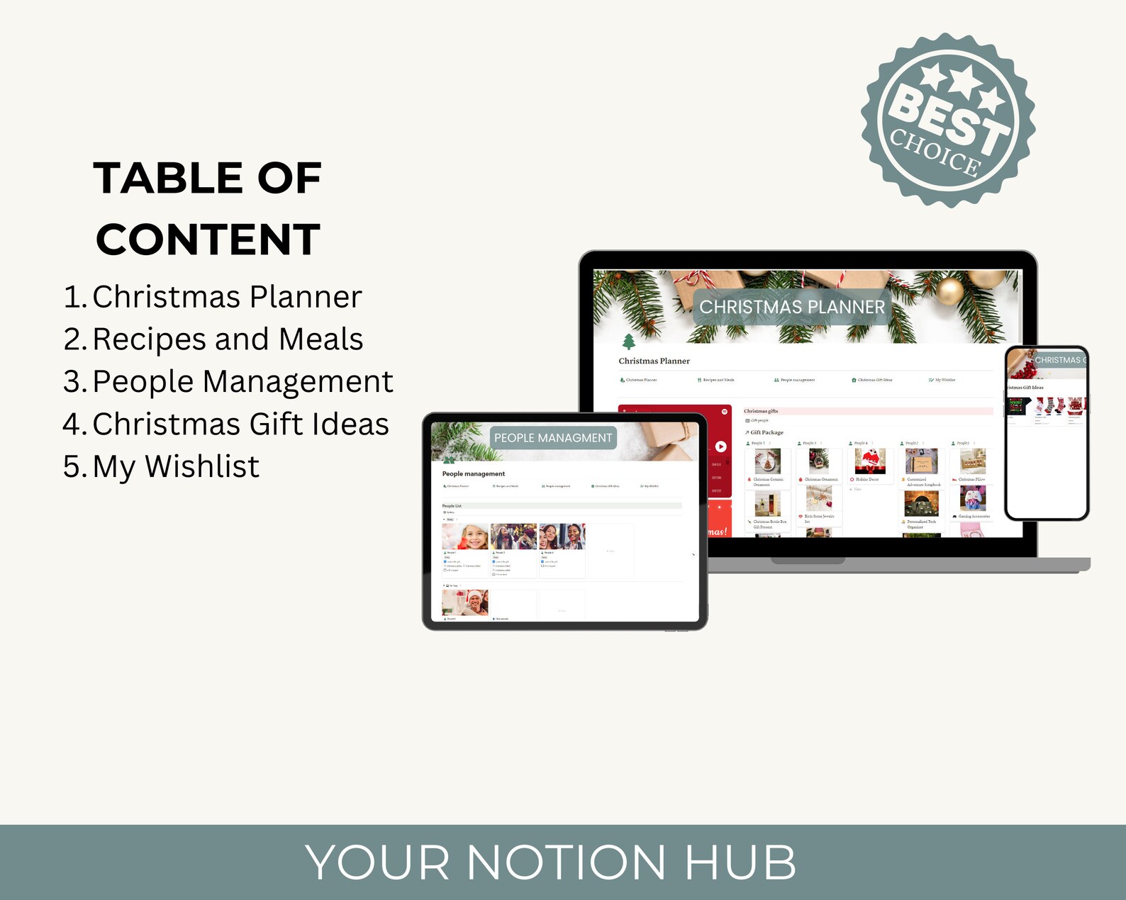Notion Christmas Planner Notion Template Notion Dashboard notion ...