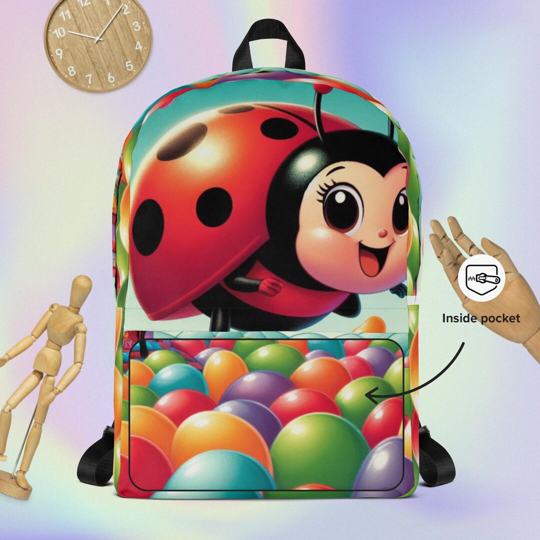 Lucy the Ladybug Gumball Backpack - Etsy