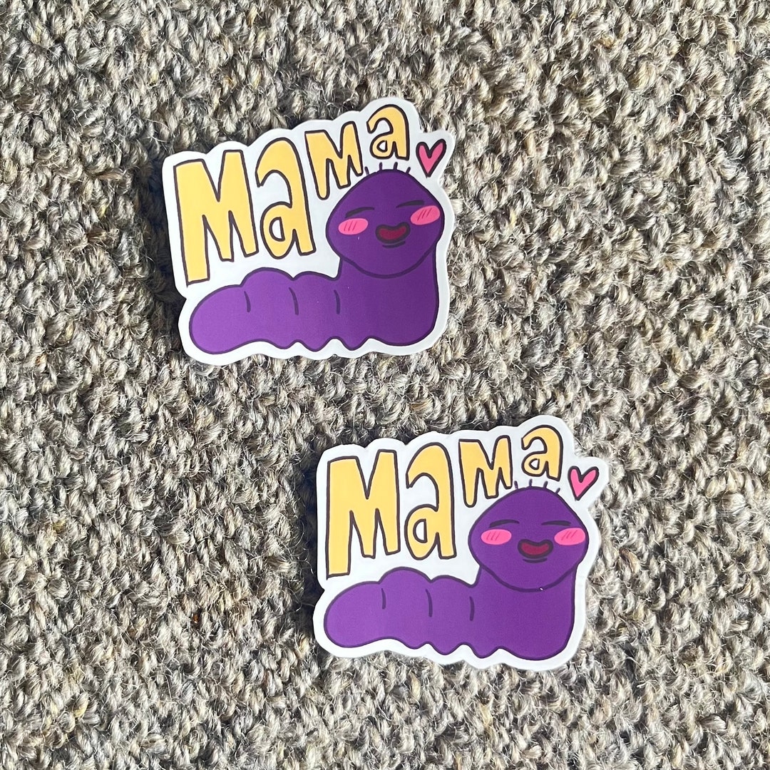 Toji's Worm / Mama / Gloss Die Cut Sticker / Chibi Sorcerer - Etsy