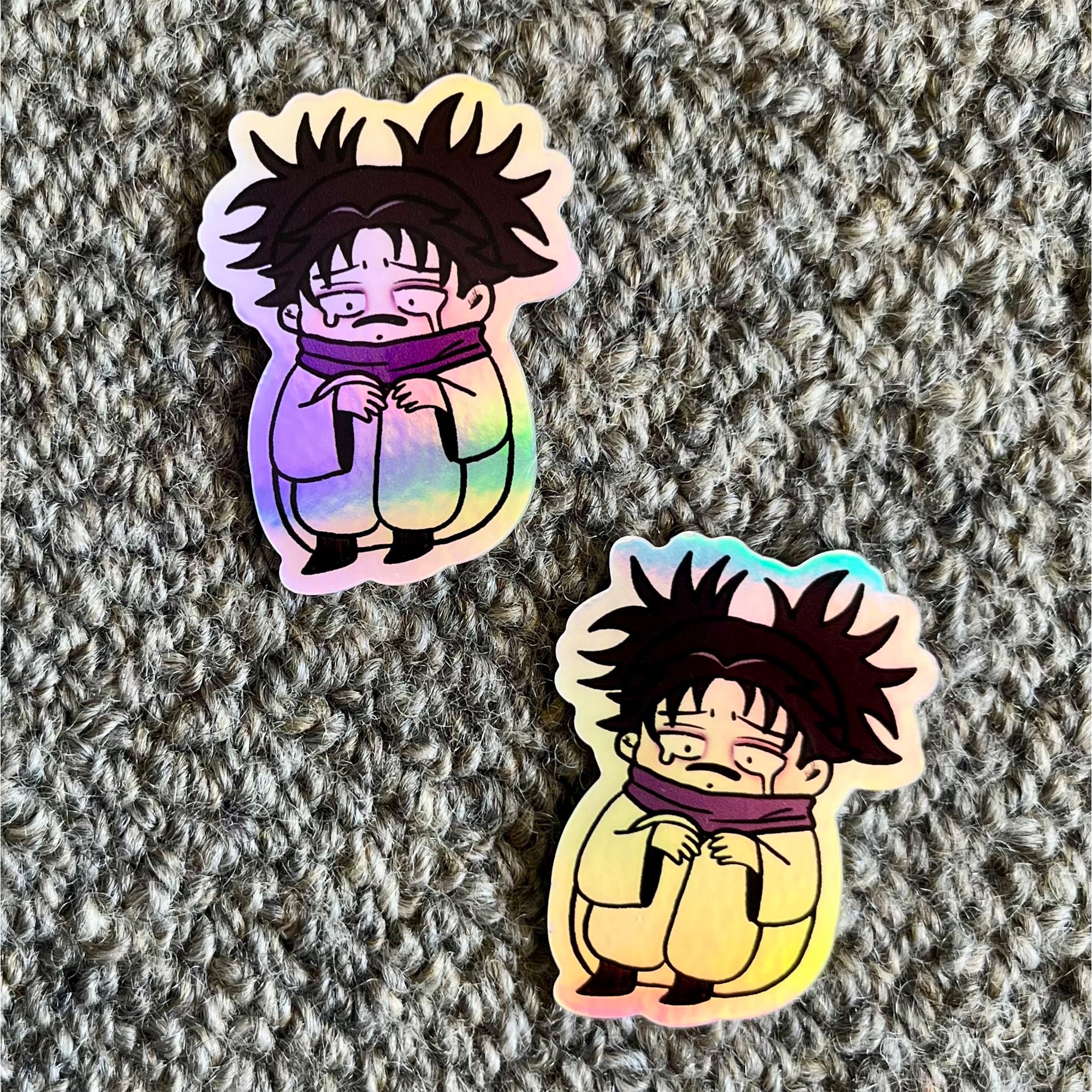 Deprecho depressed Choso Die Cut Holographic Sticker/ Chibi Sorcerer ...