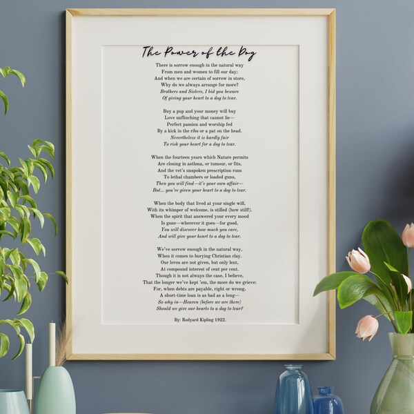 Kipling If Poster - Etsy