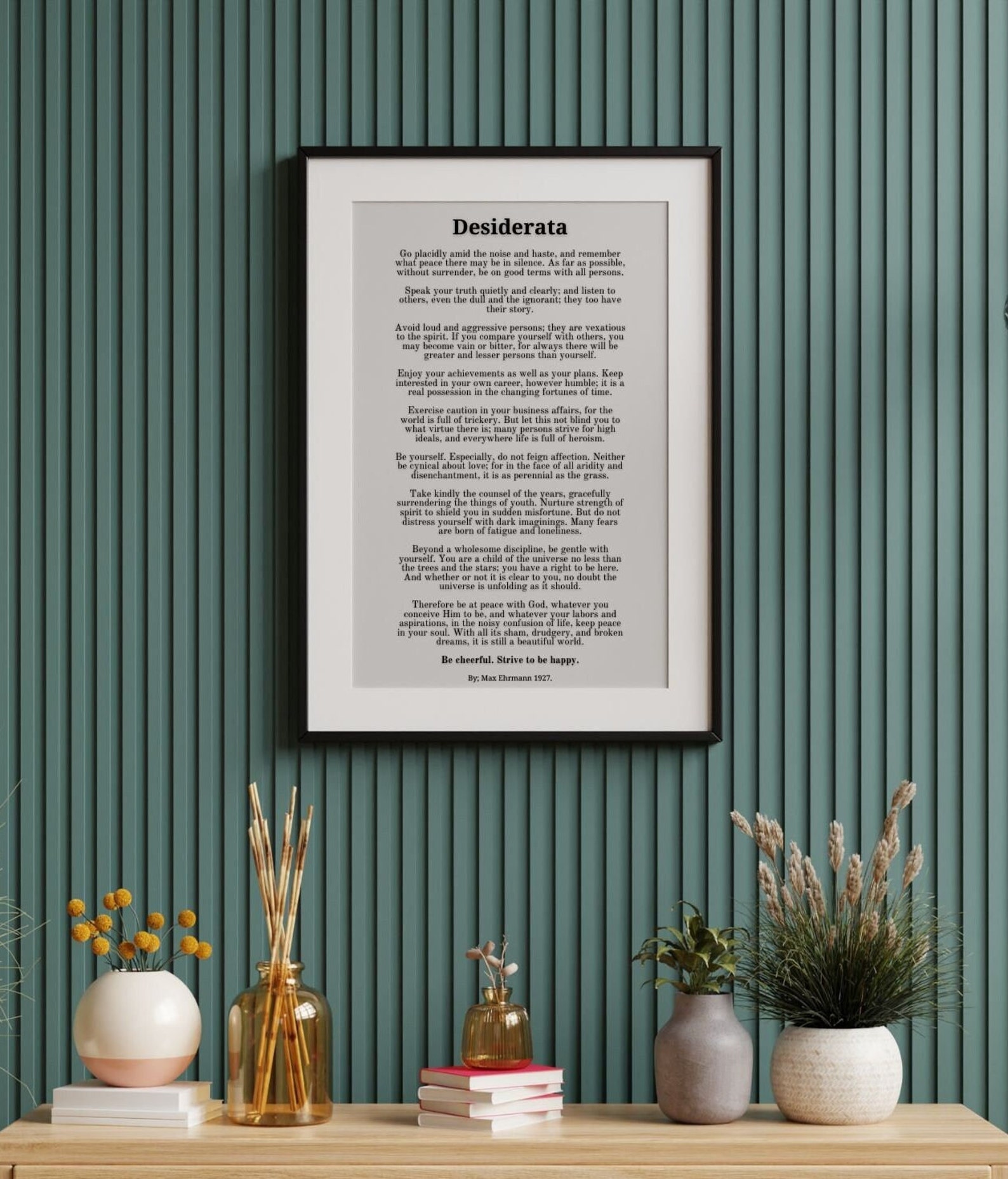 Desiderata Printable Wall Art, Poem by Max Ehrmann, Desiderata Poem ...