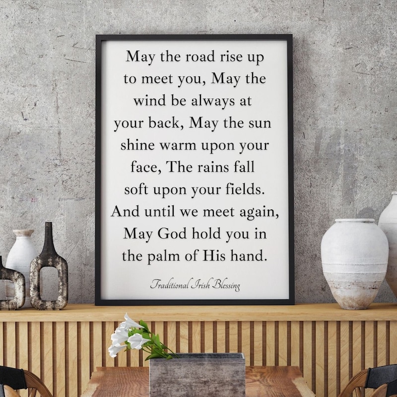 May the Road Rise - Etsy