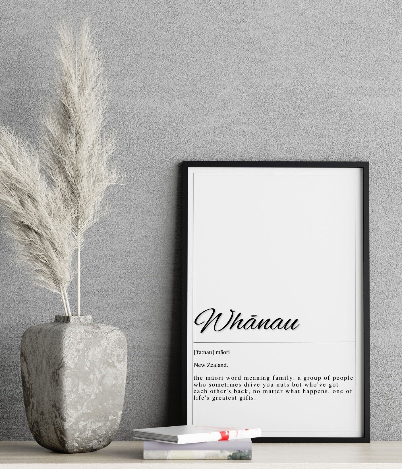 Maori Print, Whanau Definition Print, Whanau Poster, New Zealand Family ...