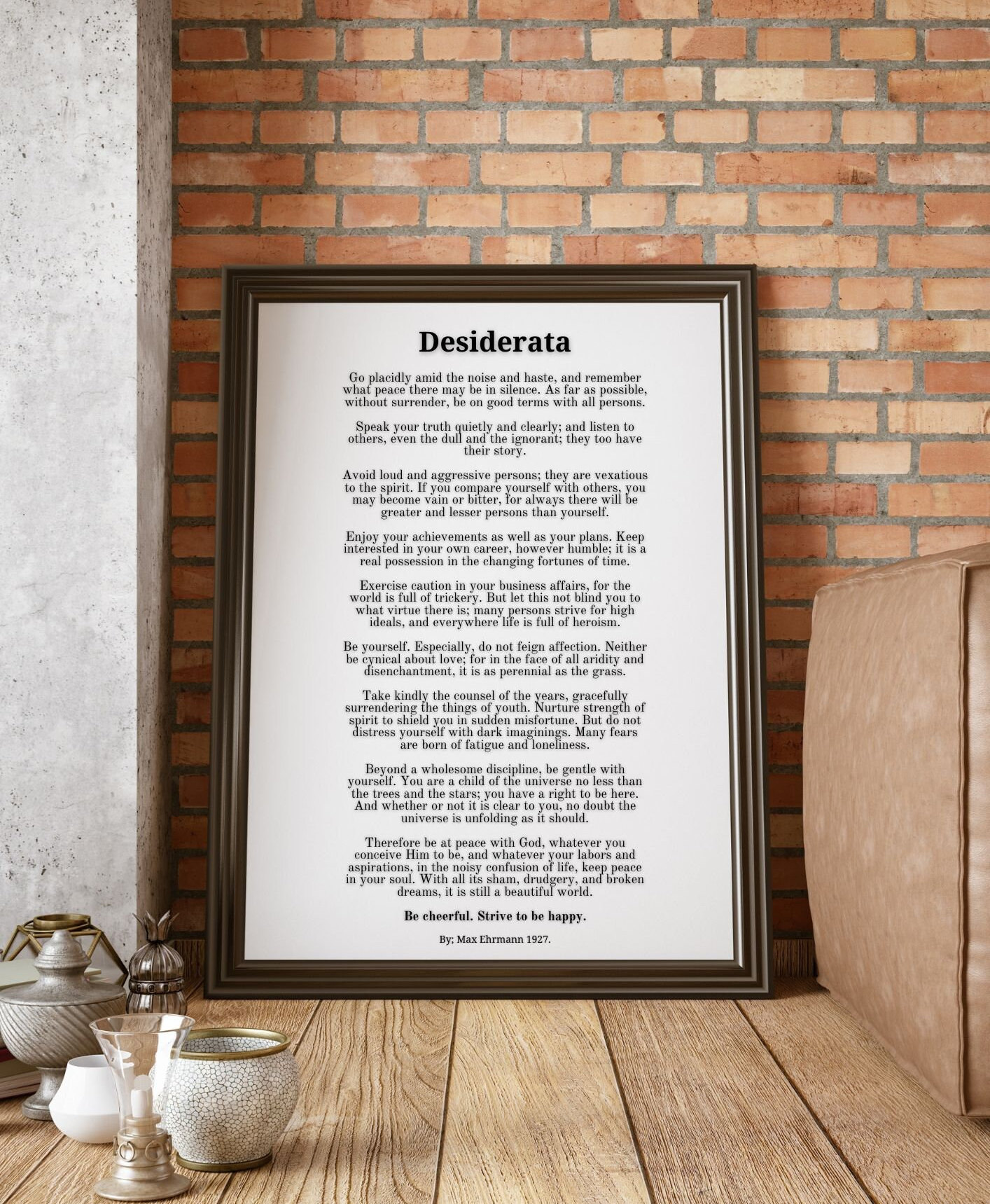 Desiderata Printable Wall Art, Poem by Max Ehrmann, Desiderata Poem ...