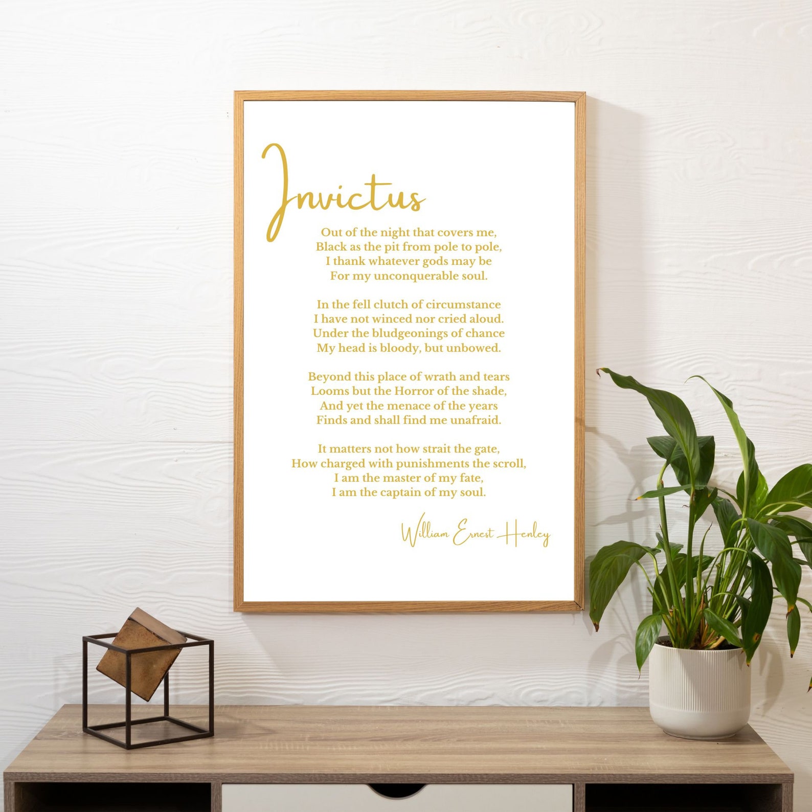 Printable Invictus Poem, Invictus Poem by William Ernest Henley ...