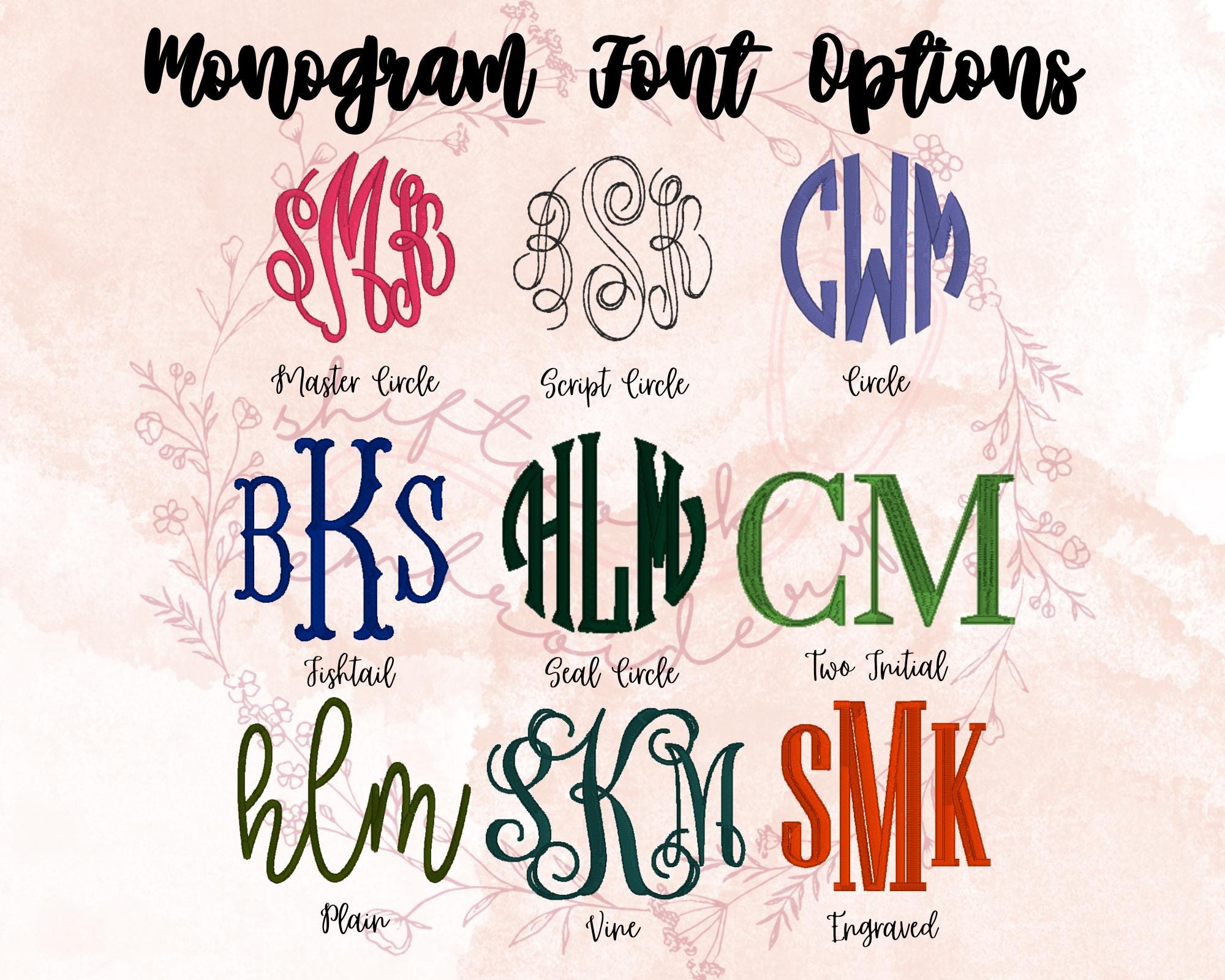 Embroidered Bow Monogram Sweatshirt: Custom Initial Crewneck, Youth Bow ...