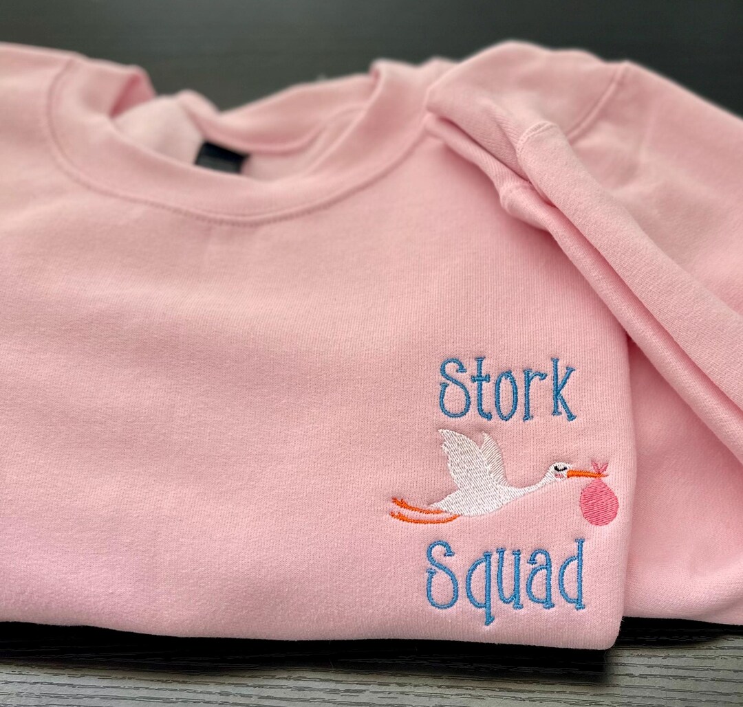 Stork Squad Crewneck Sweatshirt - Labor and Delivery Nurse Sweatshirt ...