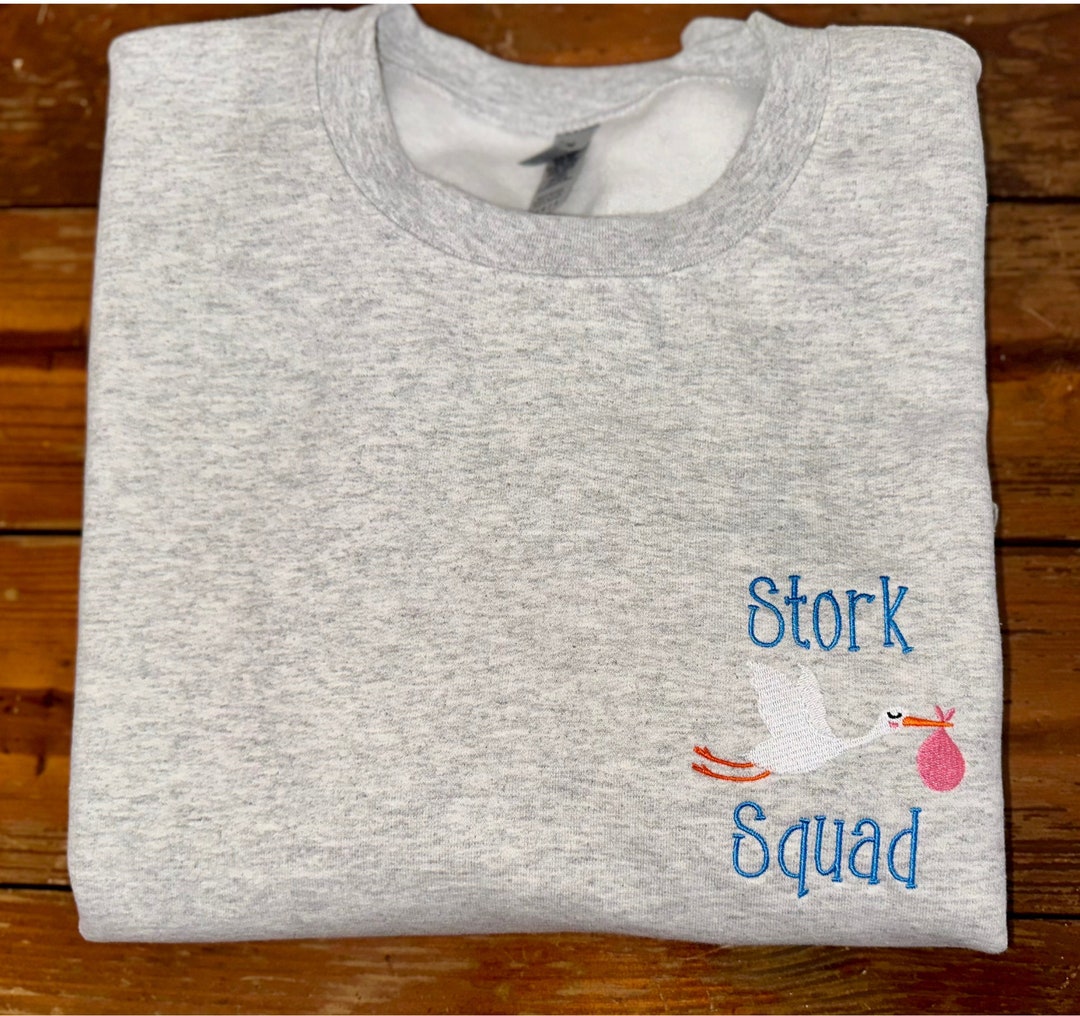 Stork Squad Crewneck Sweatshirt Labor and Delivery Nurse Sweatshirt - Etsy