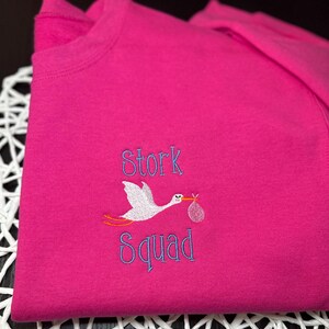 Stork Squad Crewneck Sweatshirt - Labor and Delivery Nurse Sweatshirt ...