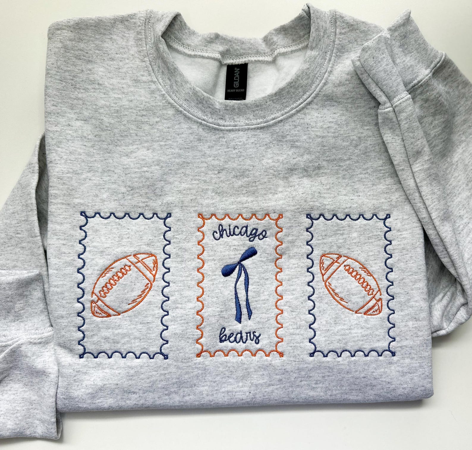 Custom Embroidered Football Team Sweatshirt: Game Day Apparel - Etsy