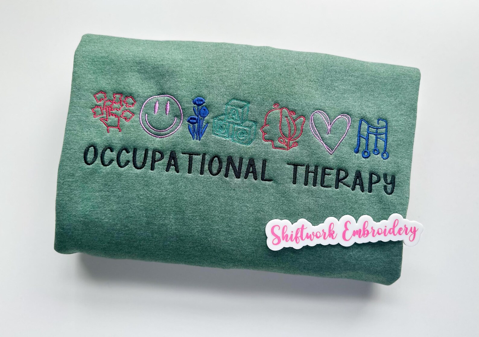 Embroidered Occupational Therapy Sweatshirt: OT Crewneck Gift - Etsy