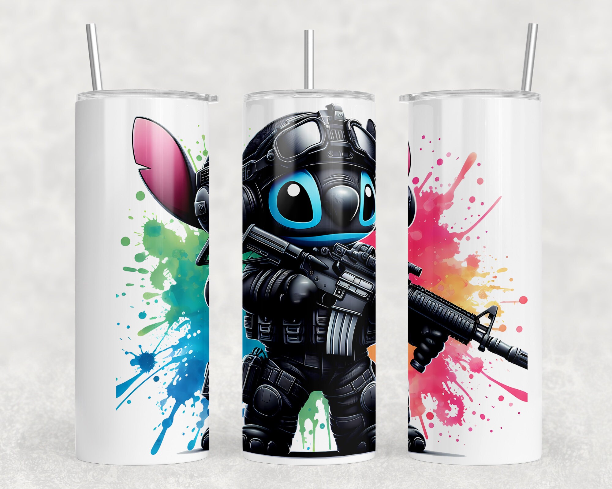 5 PNG Soldier Stitch Splash and Watercolor Transparent PNG for ...