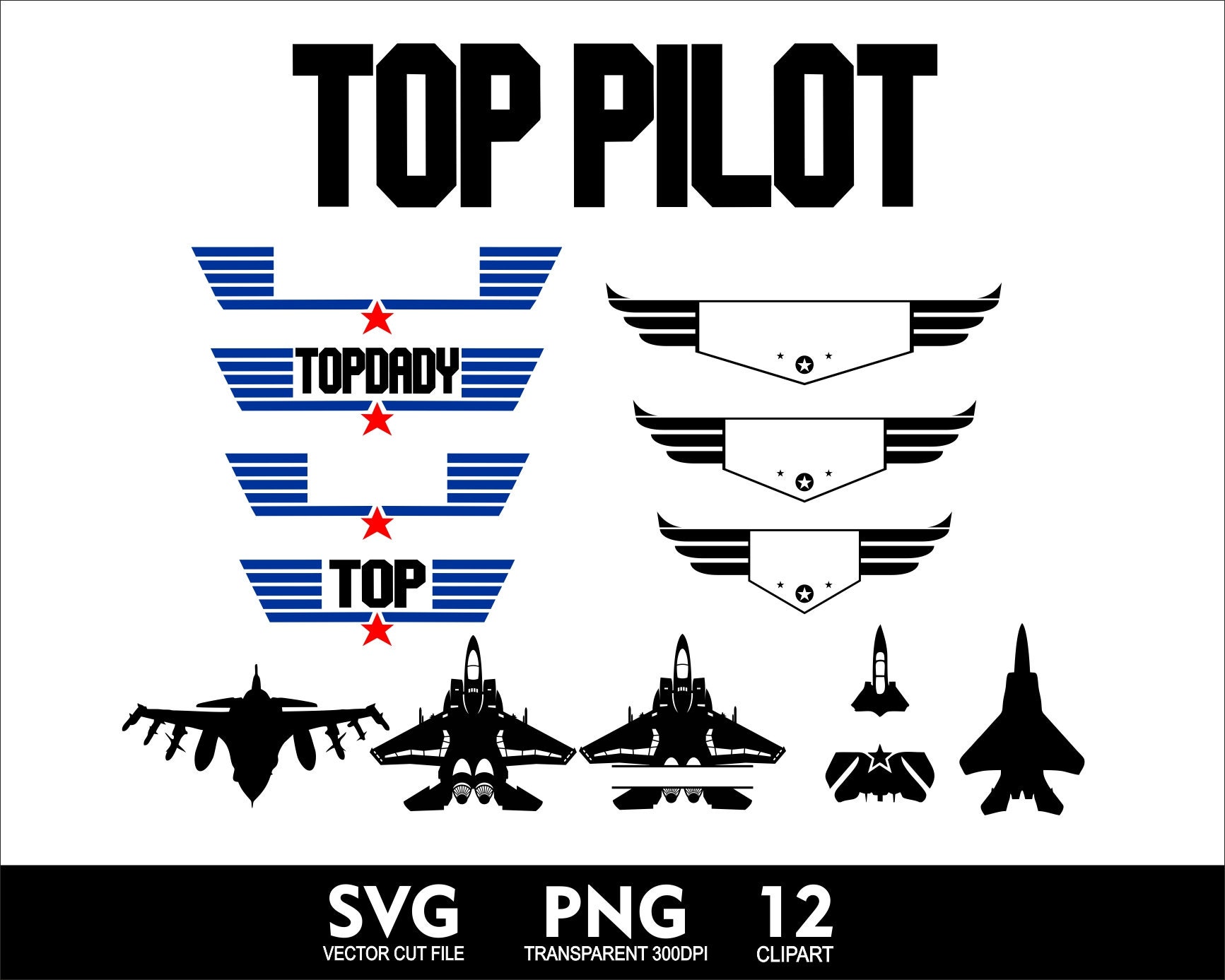 Pilot Font SVG Fighter Font Svg Navy Alphabet Strike Pilot Alphabet Top ...