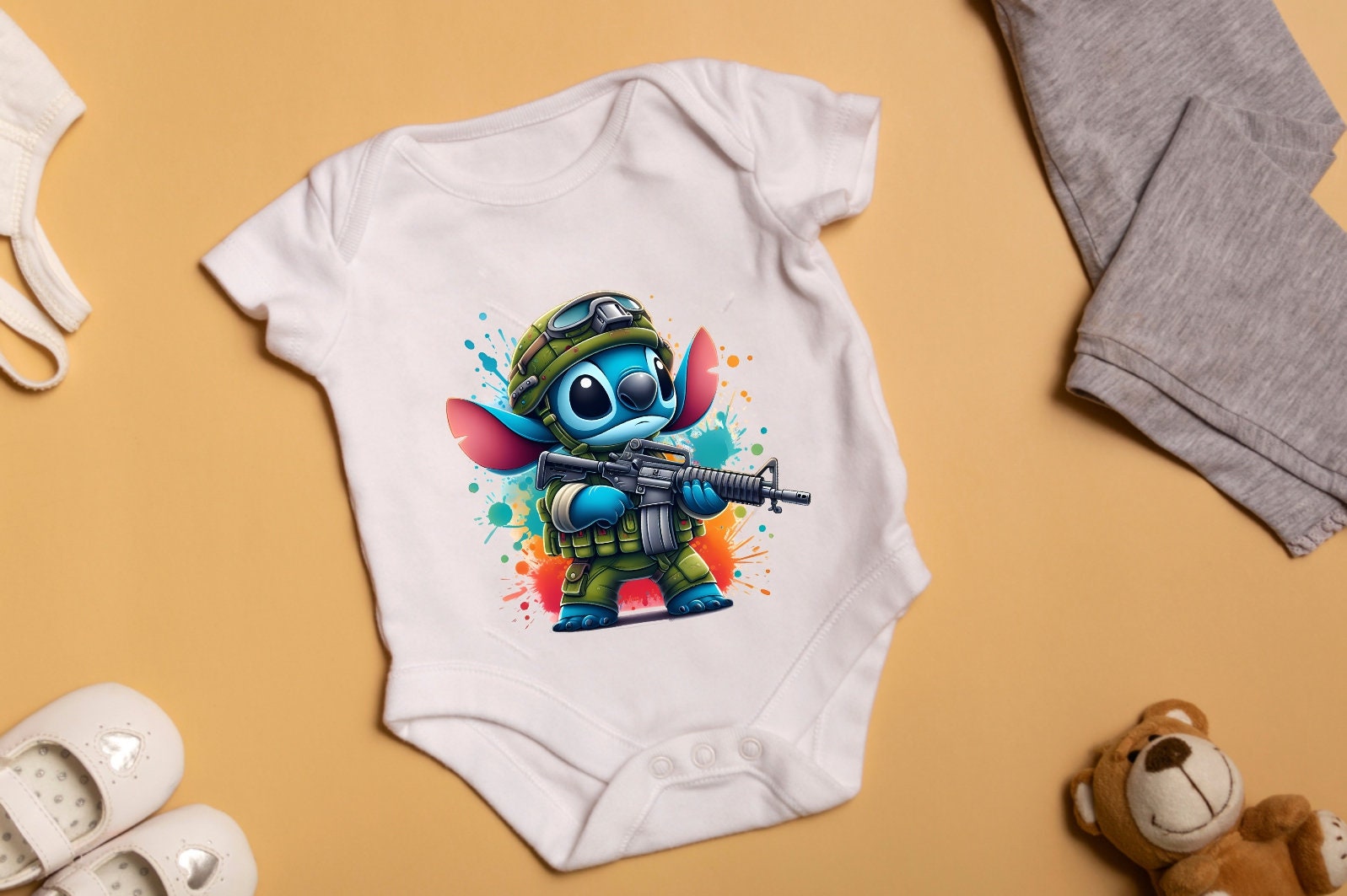 5 PNG Soldier Stitch Splash and Watercolor Transparent PNG for ...