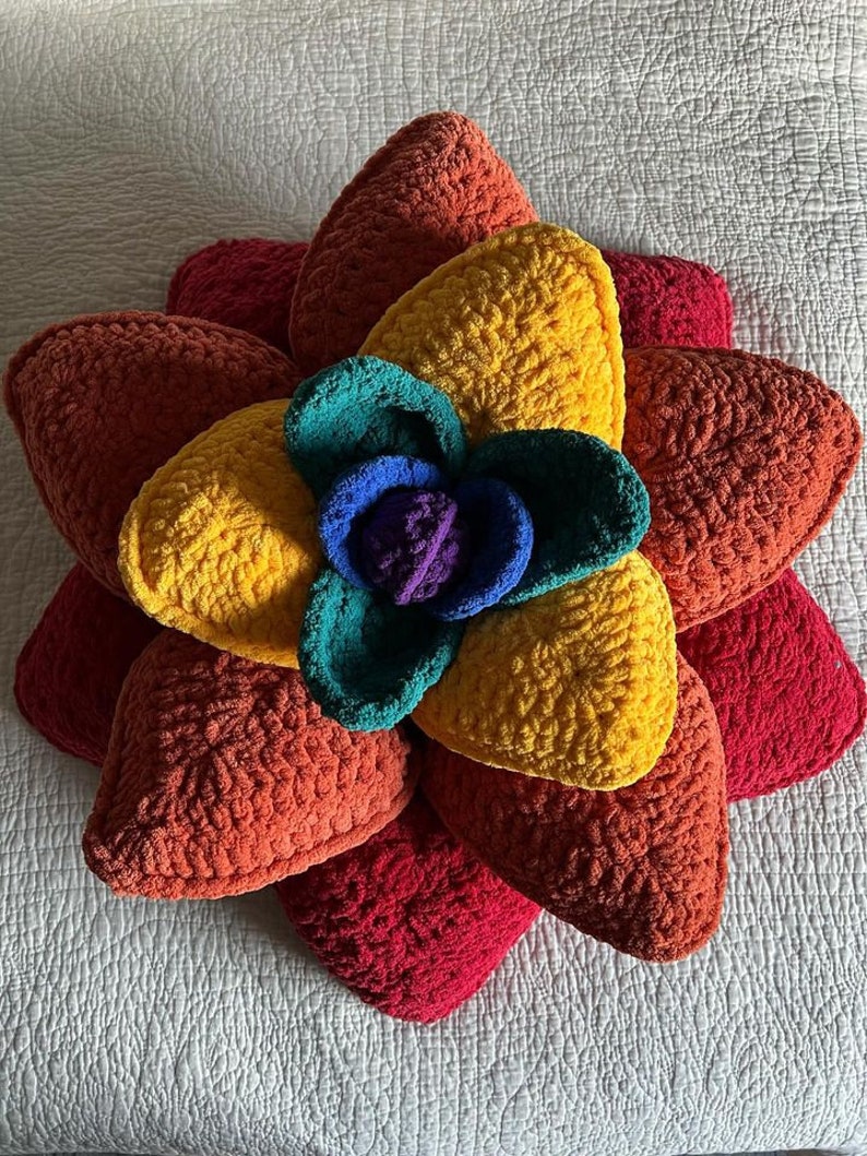 Flower Pillow Pdf Pattern - Etsy