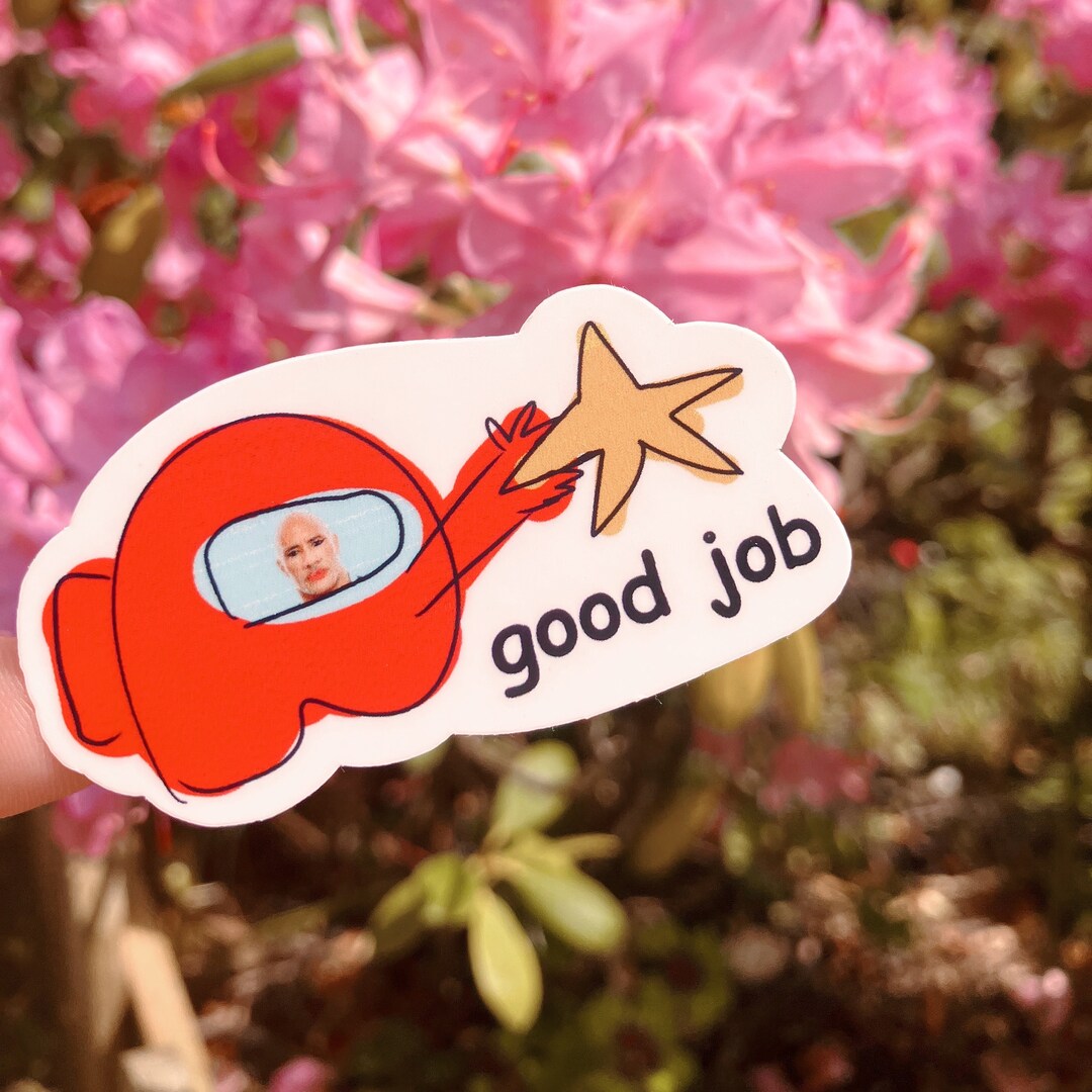 Among Us Good Job Sticker - Etsy