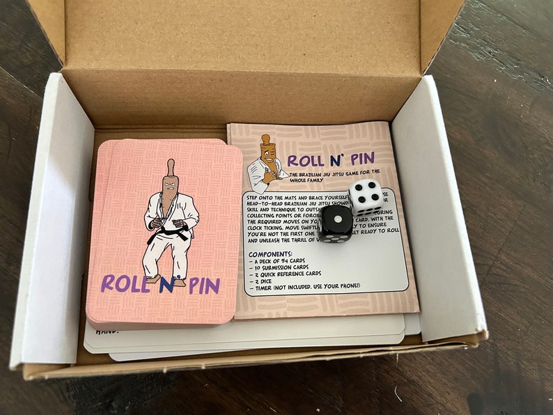 Roll N' Pin: the Brazilian Jiu Jitsu (BJJ) Game for the Whole Family - Etsy