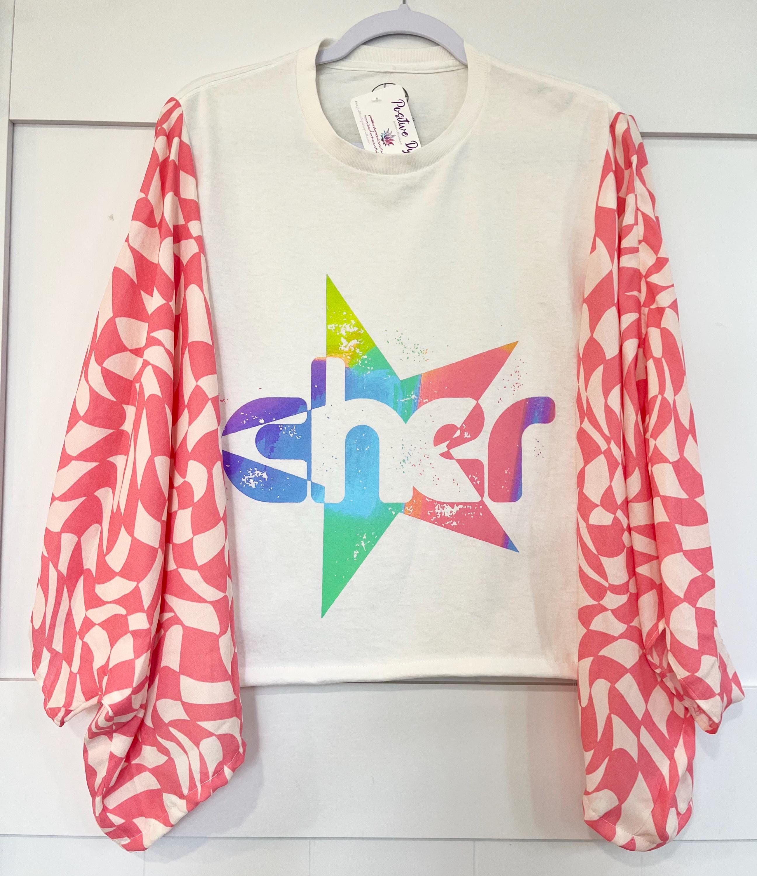 Cher Graphic T With Flowy Sleeves - Etsy