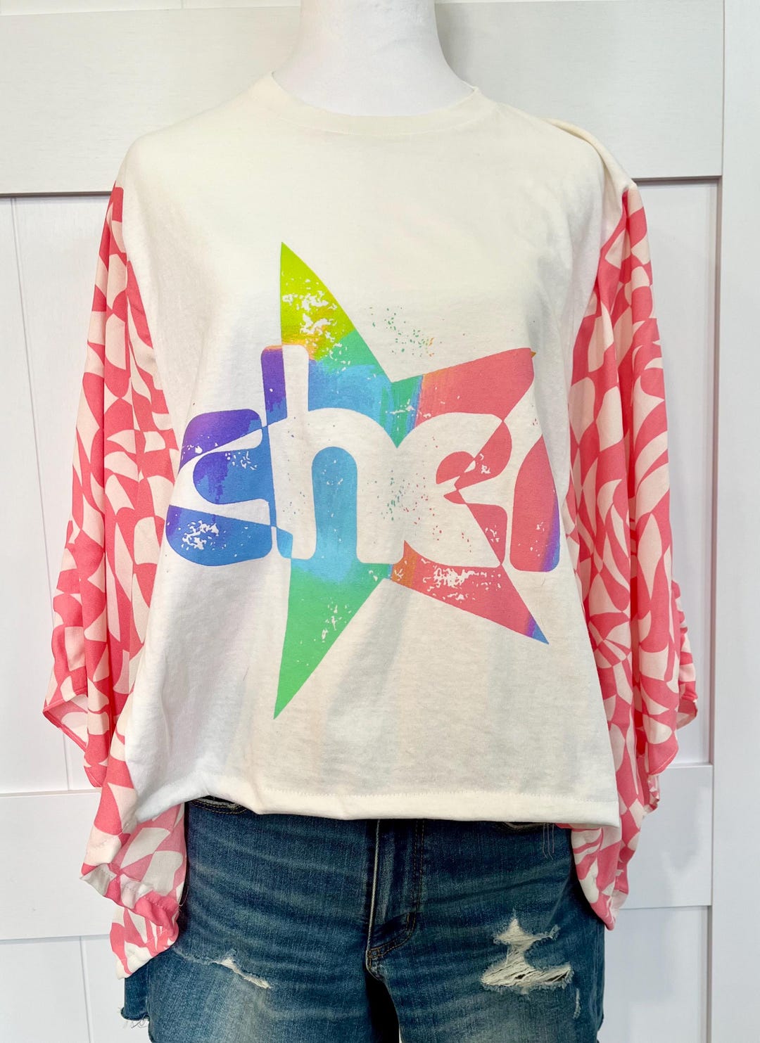 Cher Graphic T With Flowy Sleeves - Etsy