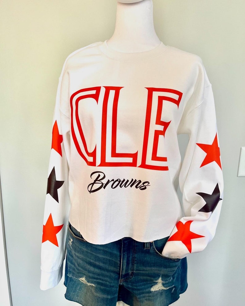 New Cleveland Browns Sweatshirt - Etsy