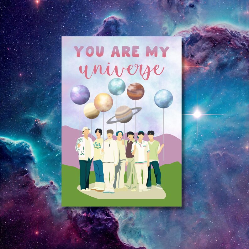 Cute Heartfelt Birthday Card Anniversary for Him for Her BTS You Are My ...