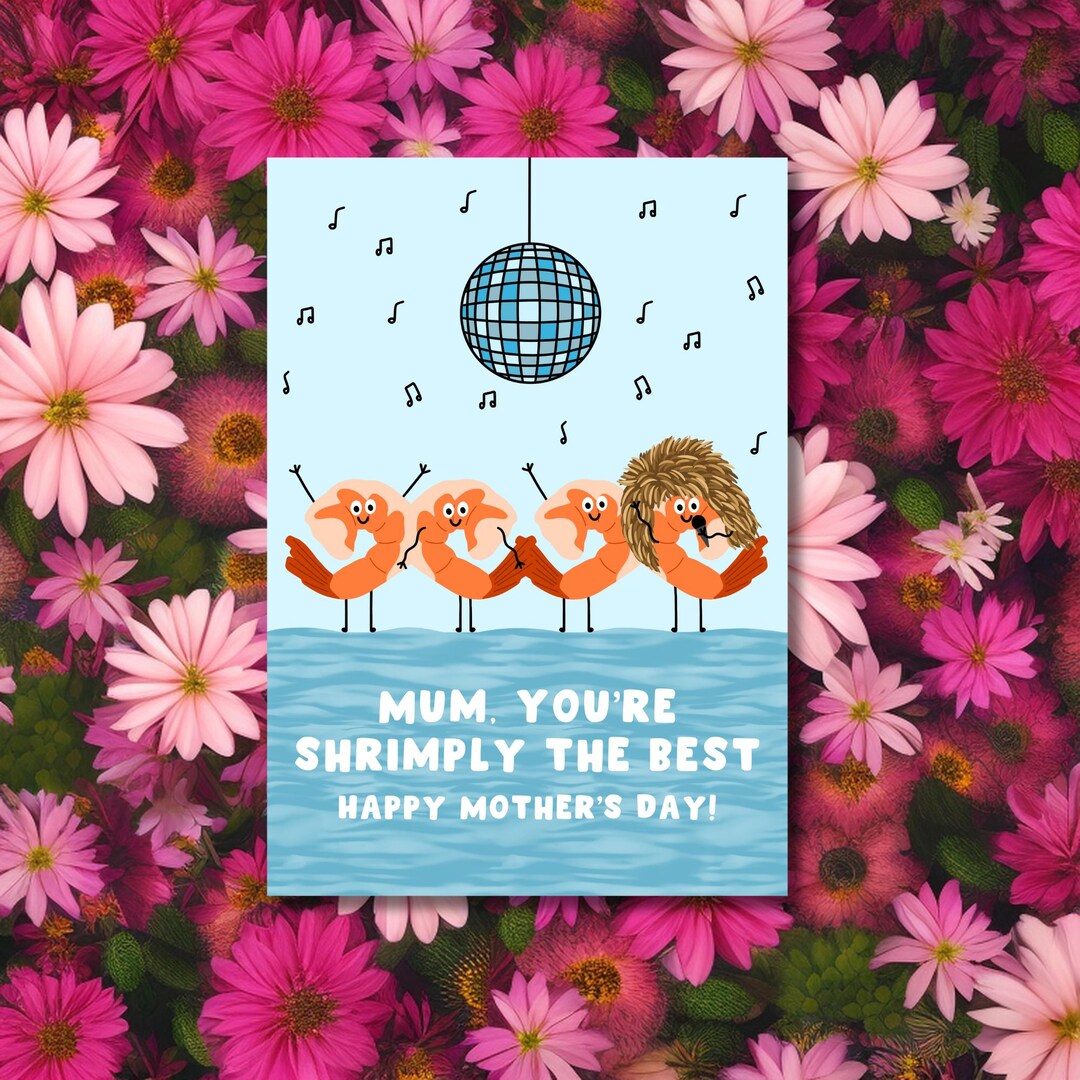Cute, Punny Mother's Day Card - for Her, for Mum - You're Simply the ...