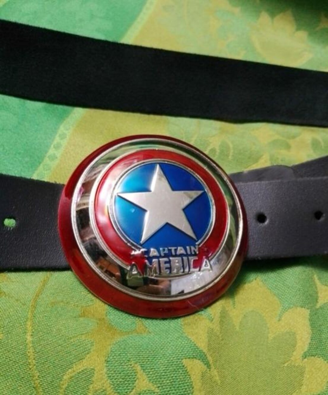 Captain America Leather Belt Captain Marvel Belt - Etsy