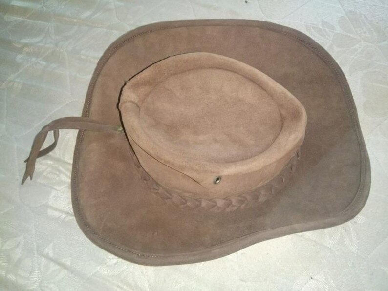 Men's Leather Cowboy Hat Size 58 Leather Western Hats for Men - Etsy